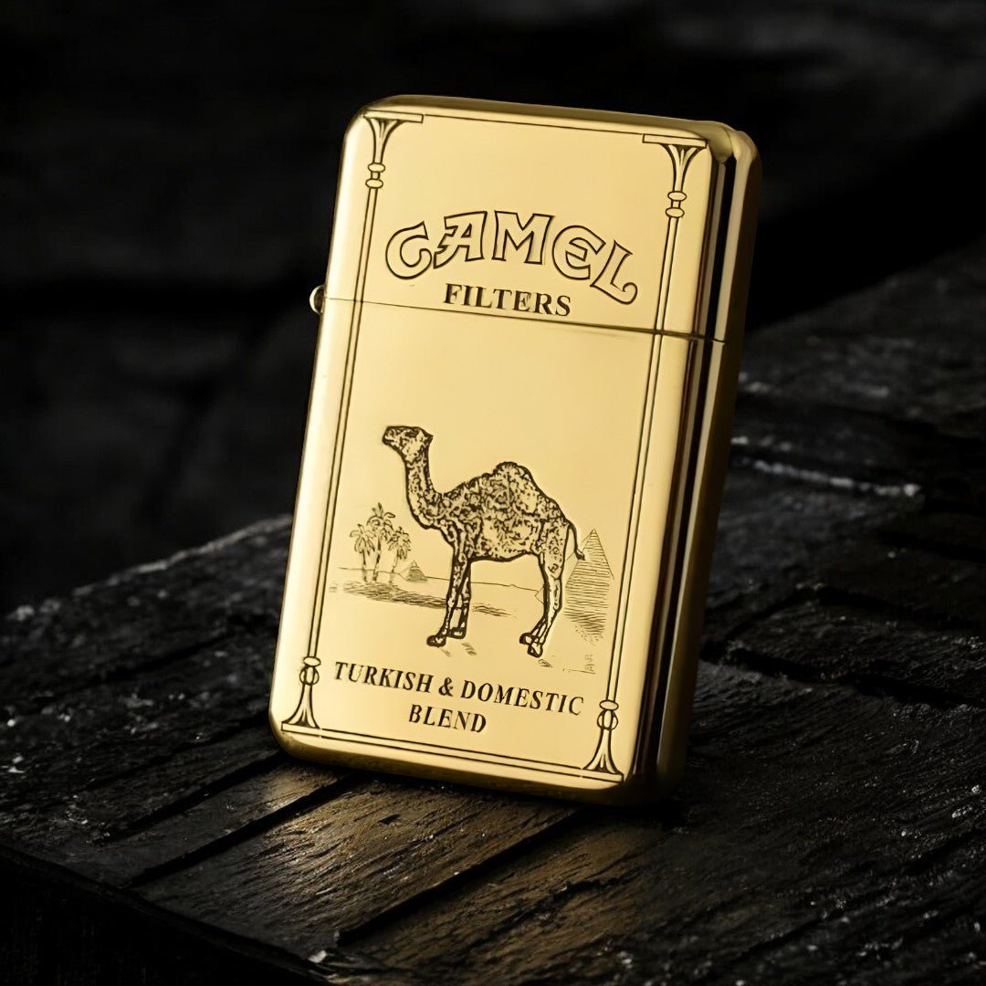FLICKERFLARE™-CAMEL VINTAGE LIGHTER – FlickerFlare